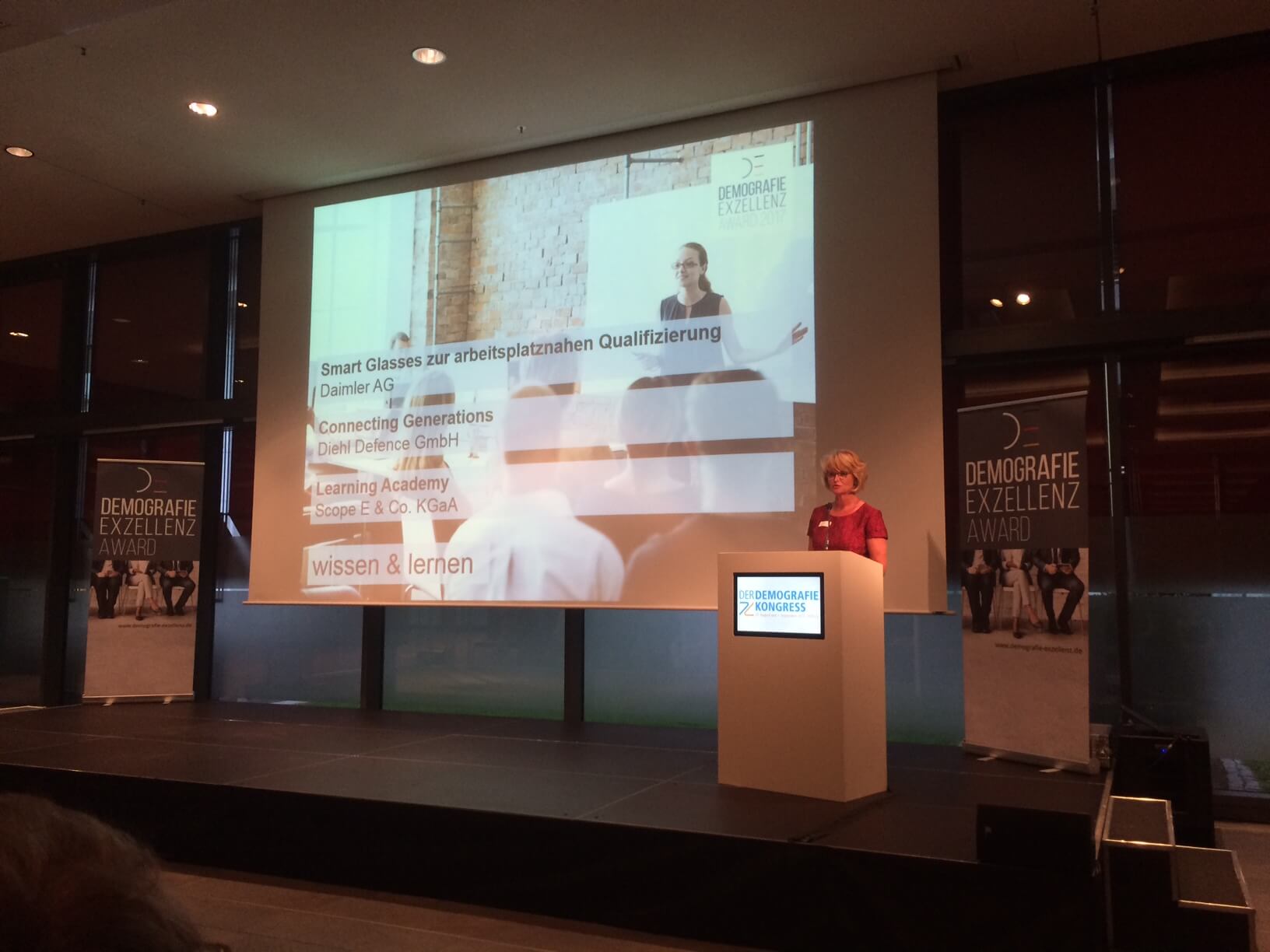 Selaestus - Frau Dr. Regina Ruppert auf der Verleihung des Demografie ...